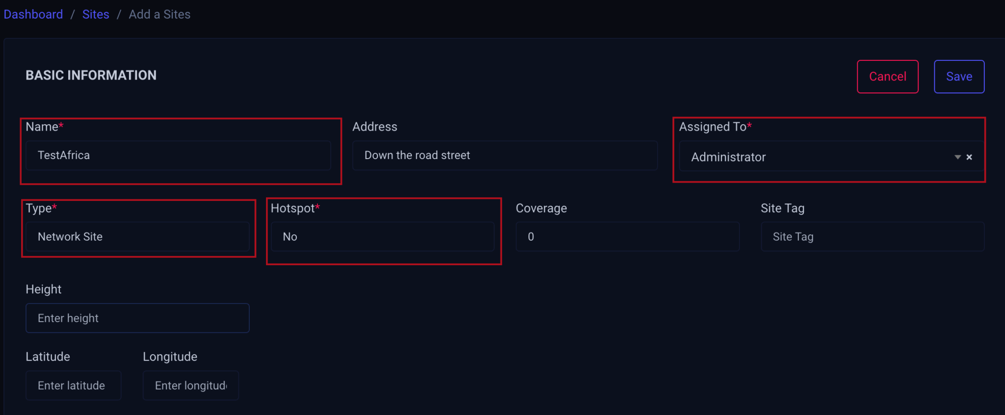 Site – WISPGate Documentaion